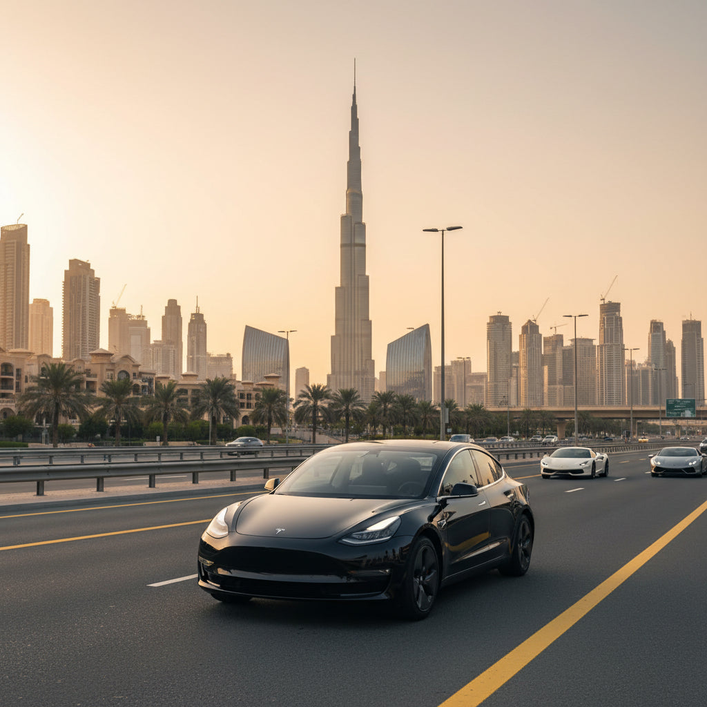 Tesla Model 3 Rental Dubai | Luxury Electric Car Hire